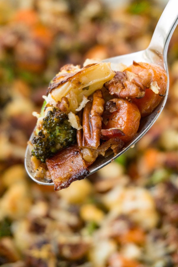 Cauliflower stuffing recipe (Keto & Gluten-free) | Here To Cook