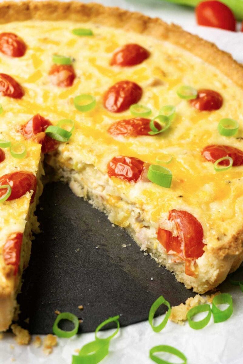 Chicken keto quiche - Here To Cook
