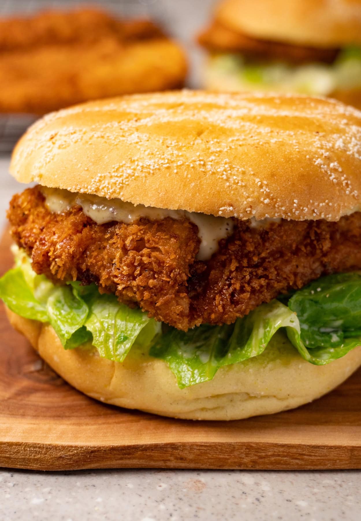 Crispy chicken sandwich - Here To Cook