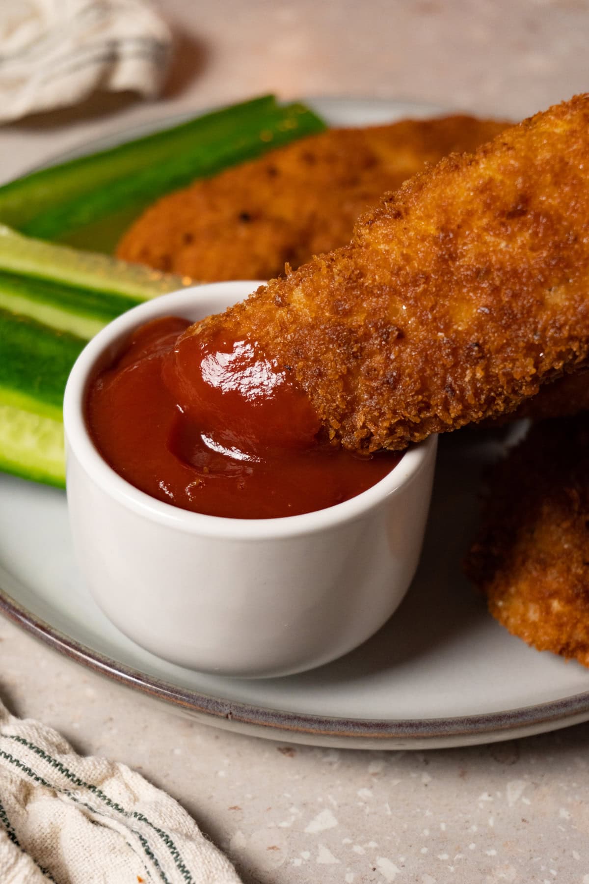 Panko chicken tenders - Here To Cook
