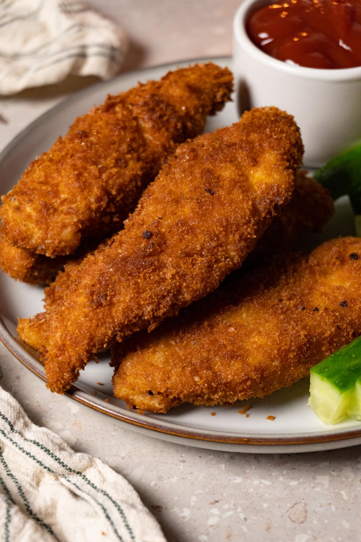 Panko chicken tenders - Here To Cook